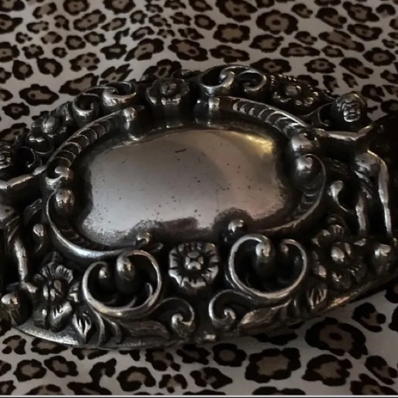 Accessories | Vintage Brighton Croco Belt With Gorgeous Cherub Buckle ...
